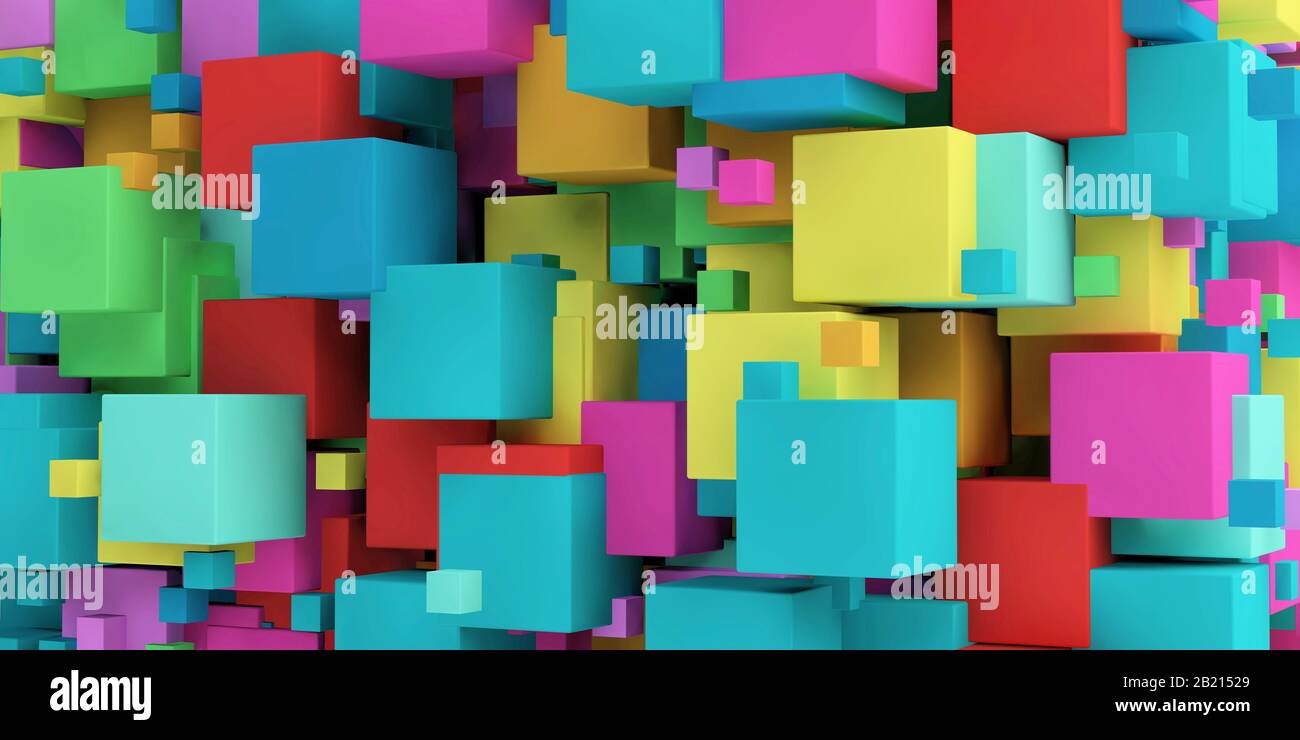 Pixel Fun Background for Gaming or Technology Stock Photo - Alamy