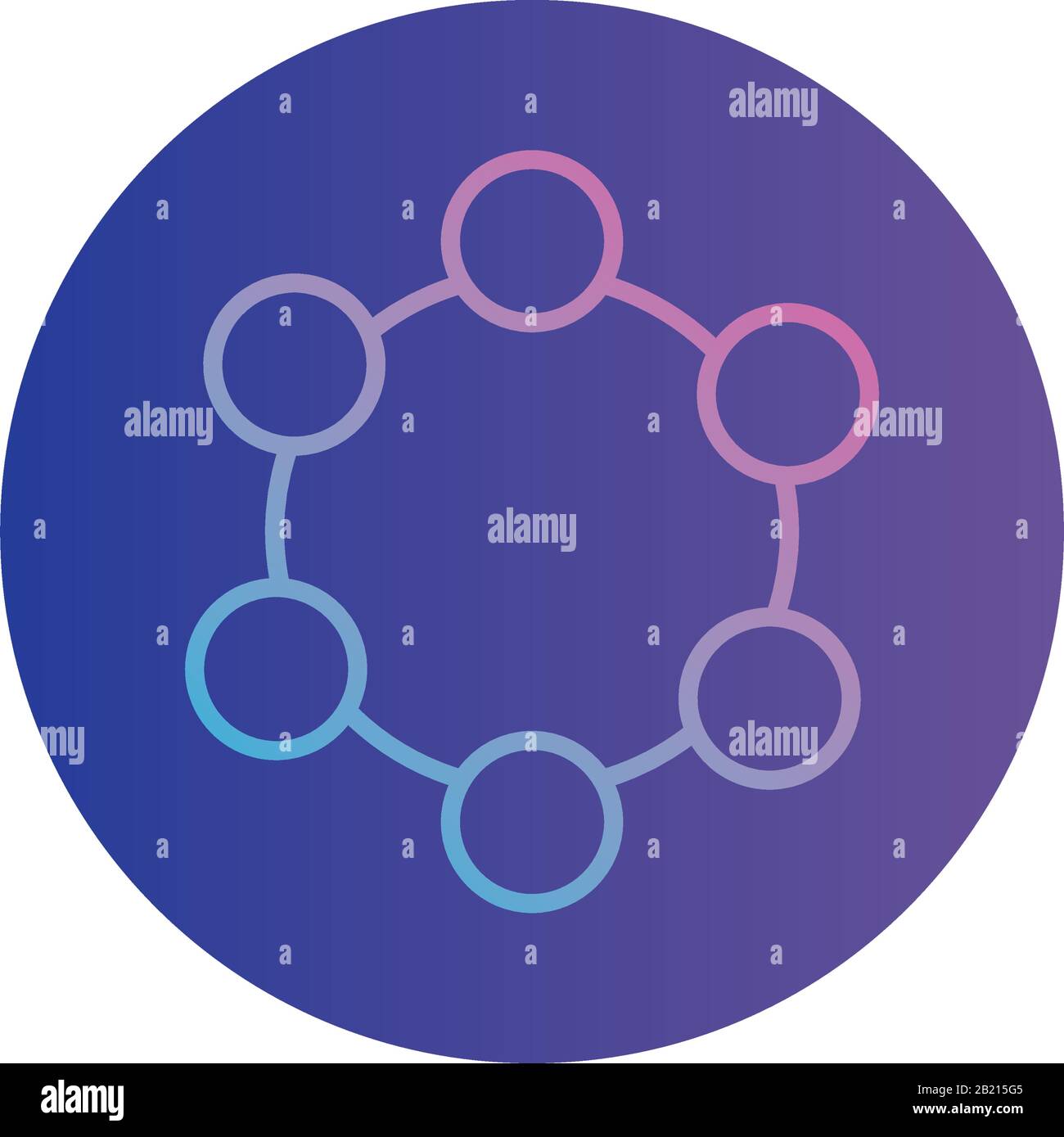 points circuit gradient style icon design, futuristic virtual technology modern innovation ...
