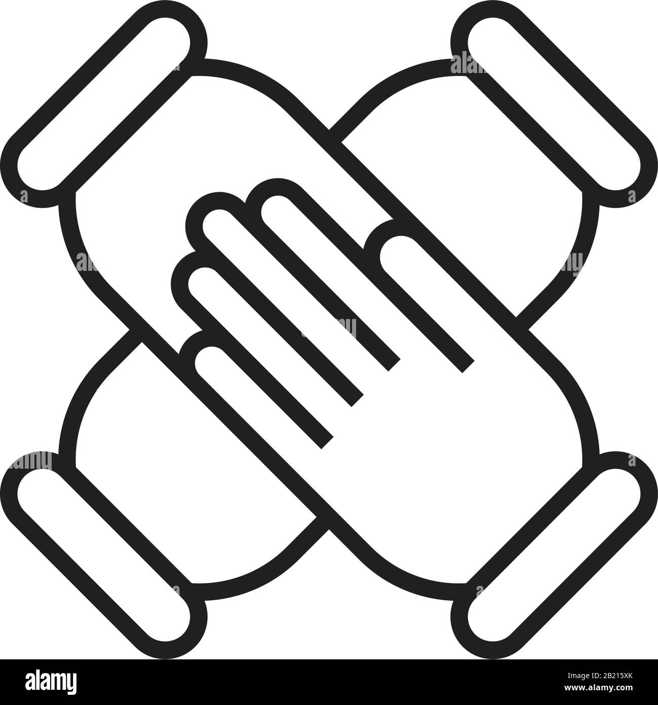 Team work Icon template black color editable. Team work Icon symbol ...