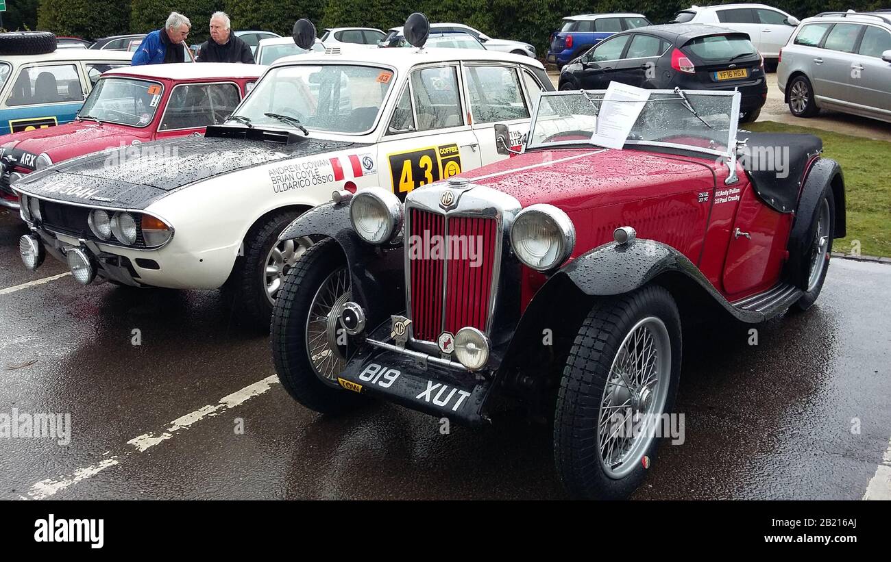 Historic Rally Car Register Open Day Gaydon 2017 Stock Photo - Alamy