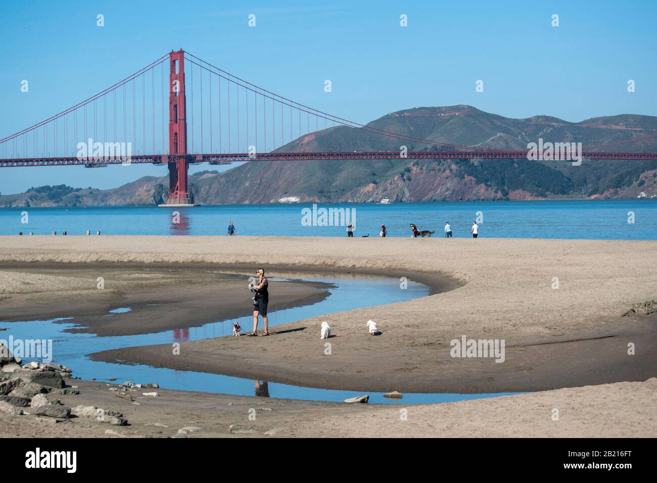 The Golden Gate Bridge is a prominent feature of the views at Crissy ...