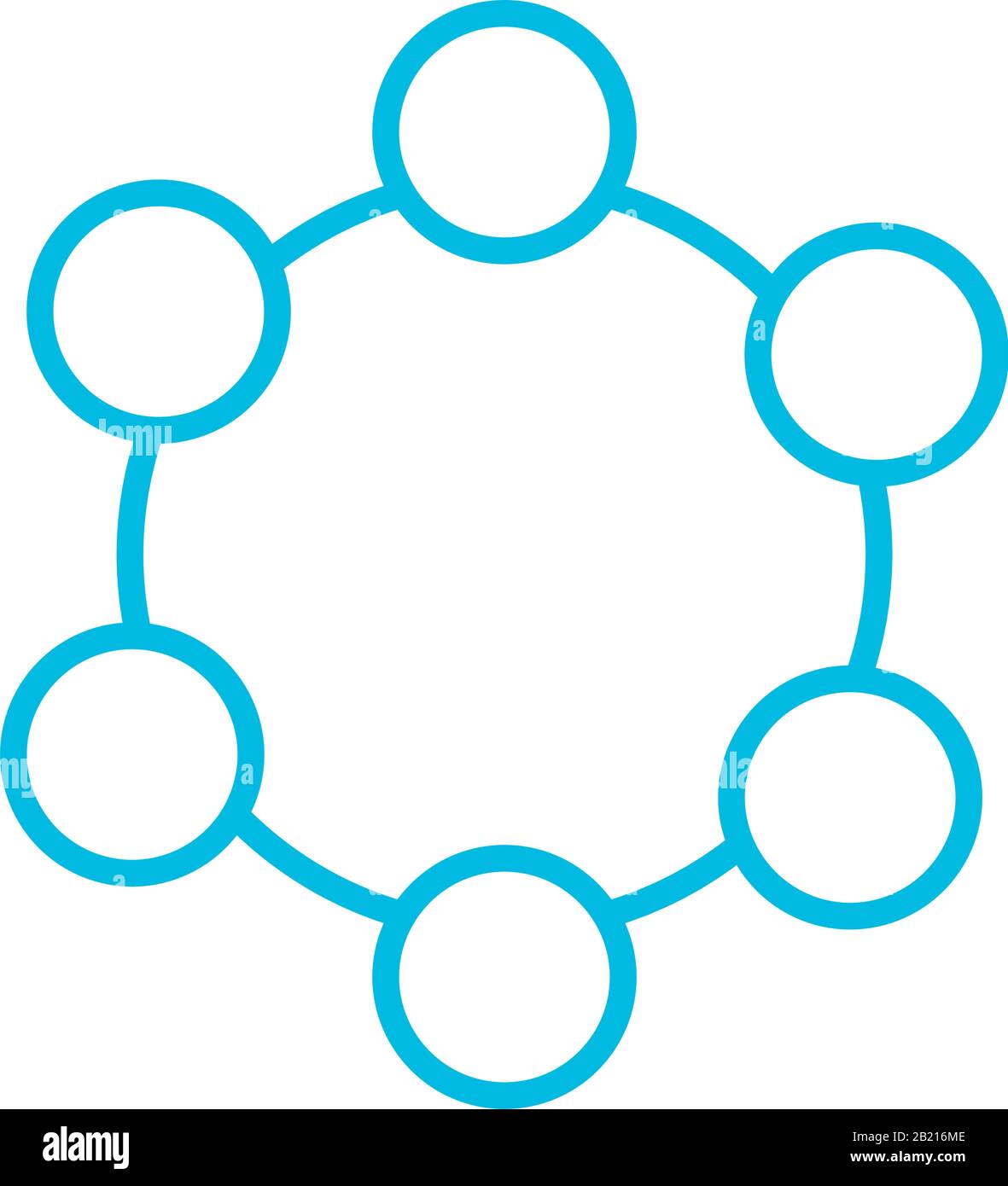 points circuit line style icon design, futuristic virtual technology ...