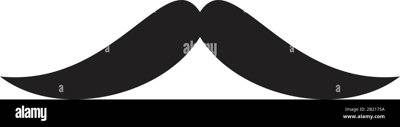 Italy mustache Icon template black color editable. Italy mustache Icon ...