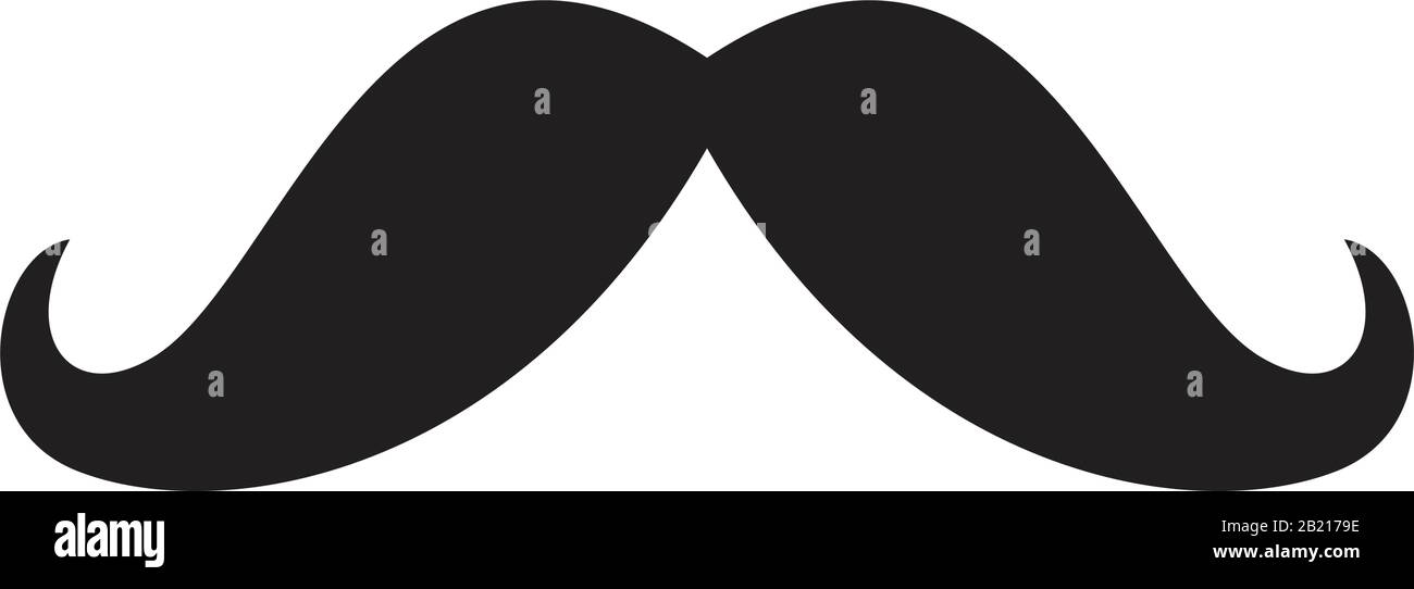 Italy mustache Icon template black color editable. Italy mustache Icon ...