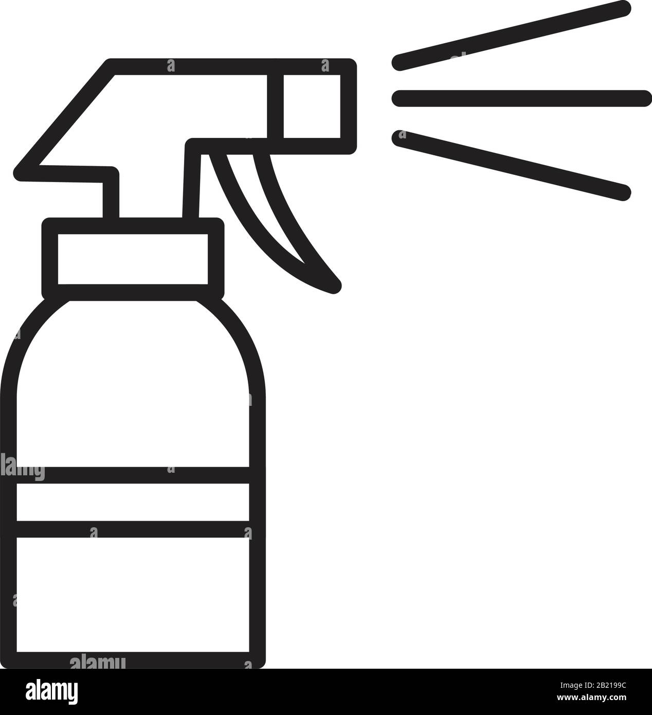 Spray Icon template black color editable. Spray Icon symbol Flat vector ...