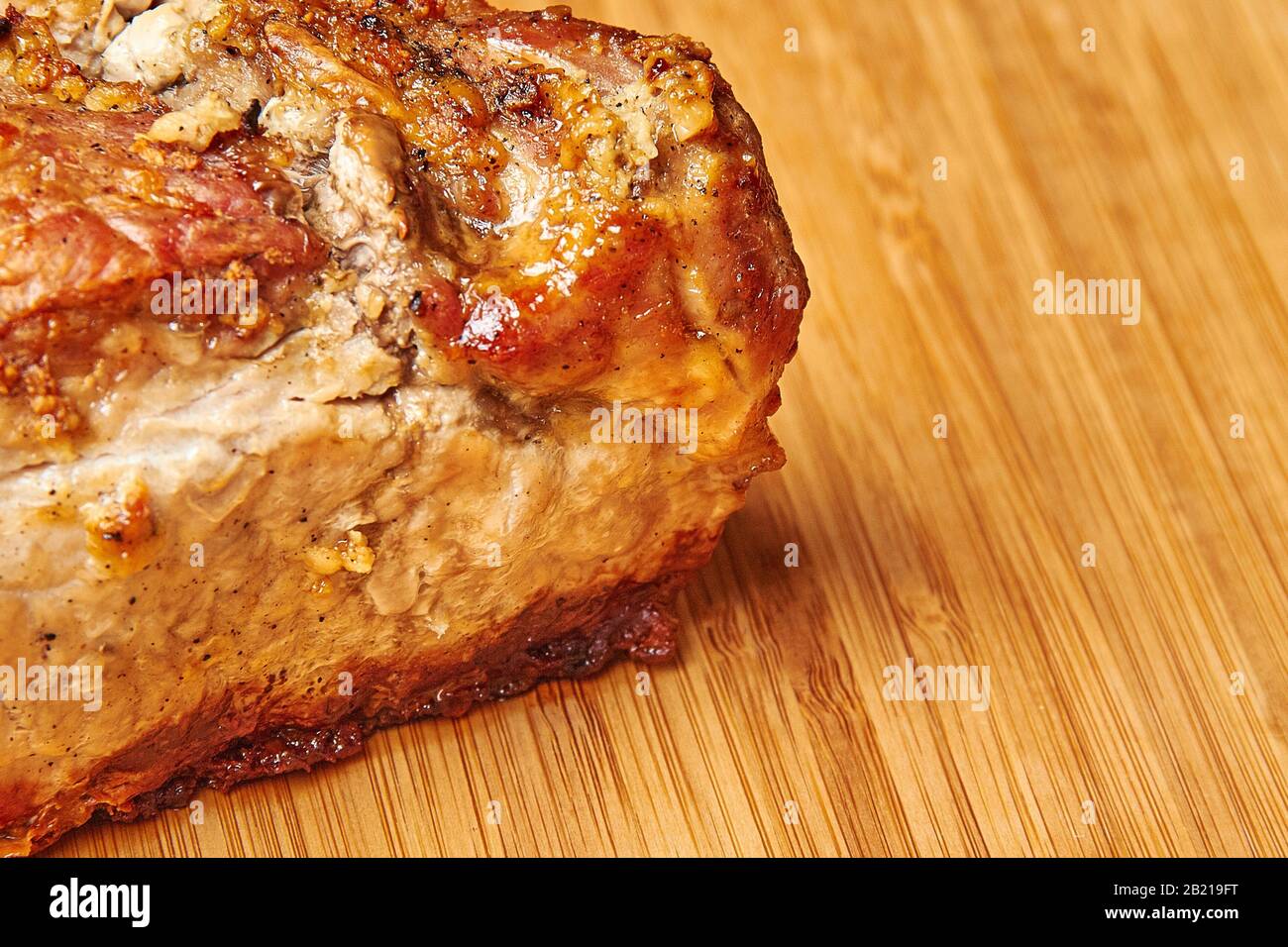 Cut pieces baked meat hi-res stock photography and images - Alamy