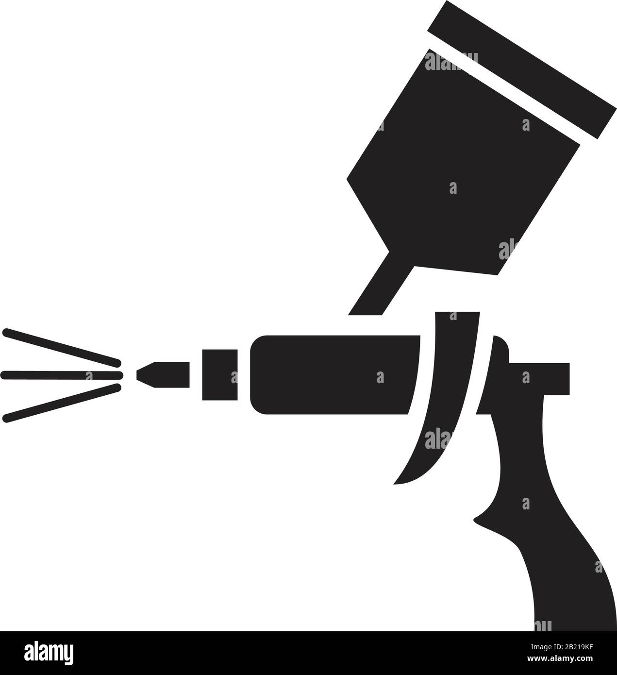 Spray Icon template black color editable. Spray Icon symbol Flat vector ...