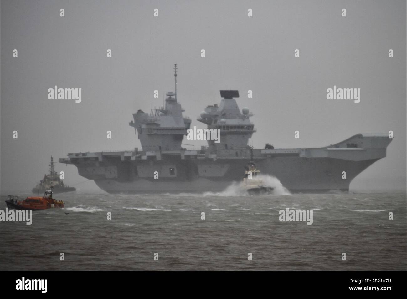Hms prince of wales ro9 aircraft carrier hi-res stock photography and ...