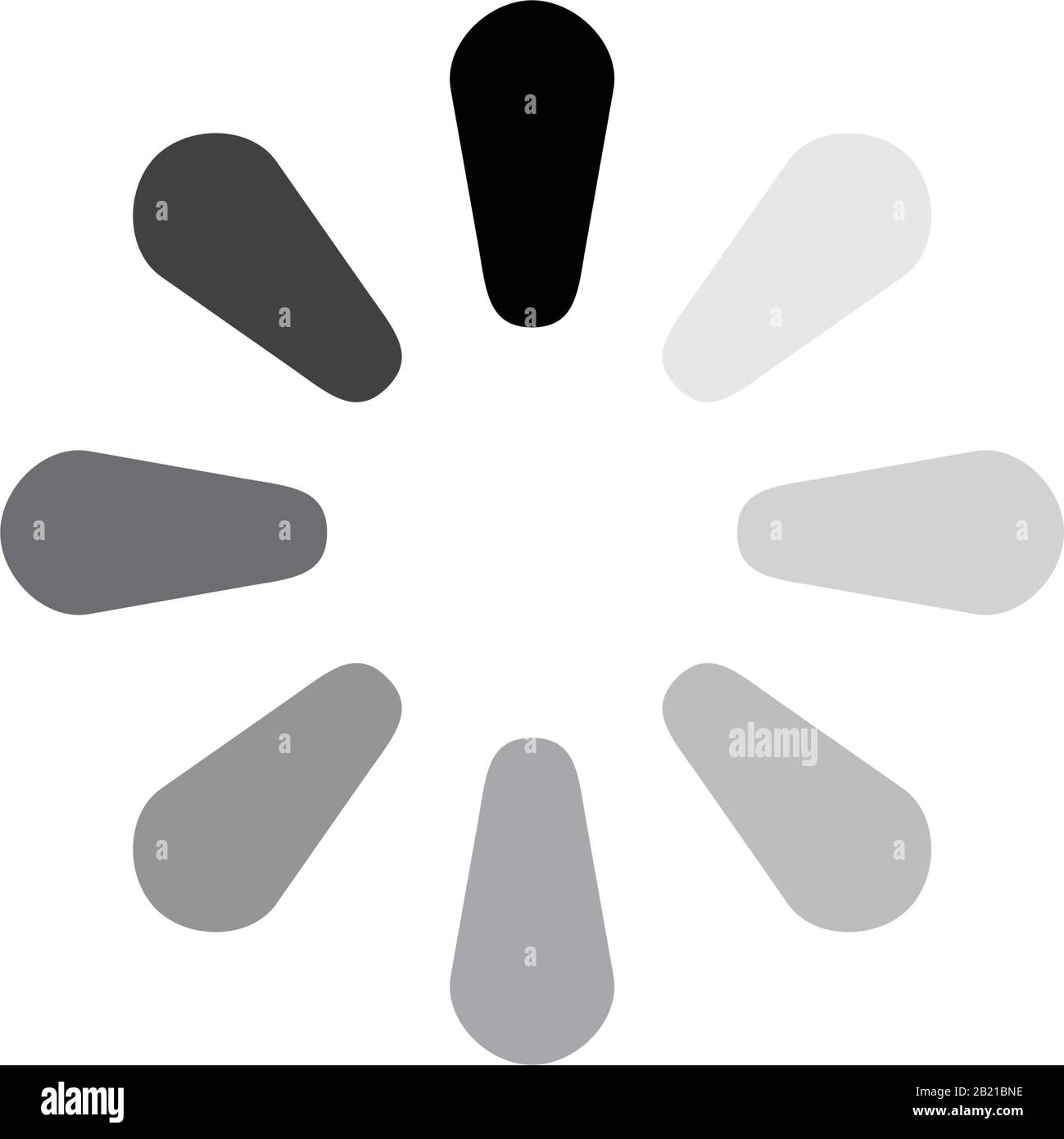 Vector Loading Icon template black color editable. Vector Loading Icon ...