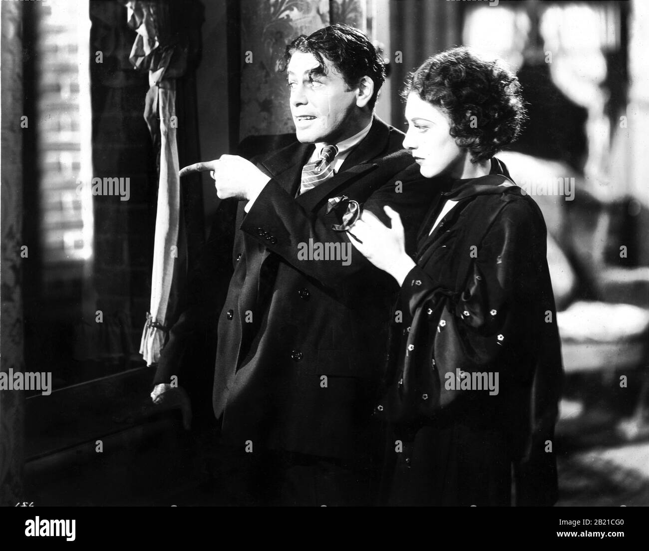 PAUL MUNI as Tony Camonte and ANN DVORAK during Climactic Battle in ...