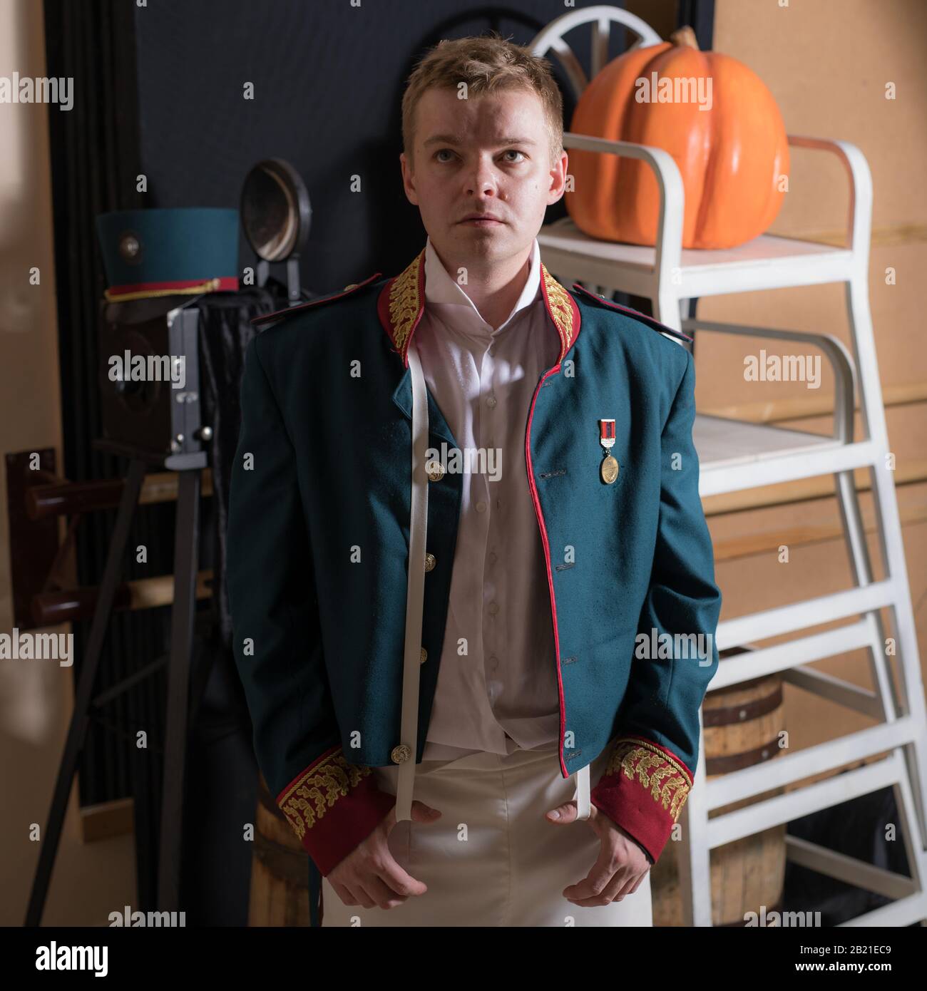 Performance man male actor acting character play drama costume hi-res ...