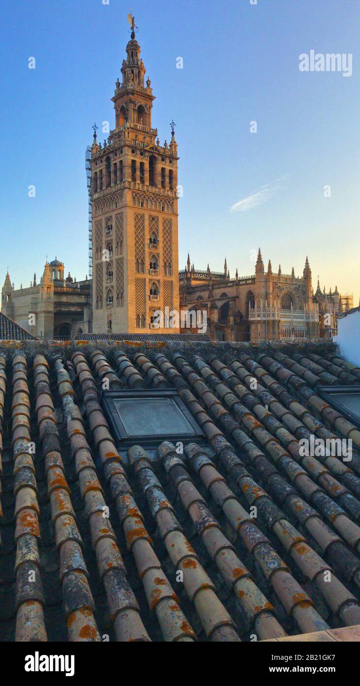 Cathedral in seville top view hi-res stock photography and images - Alamy