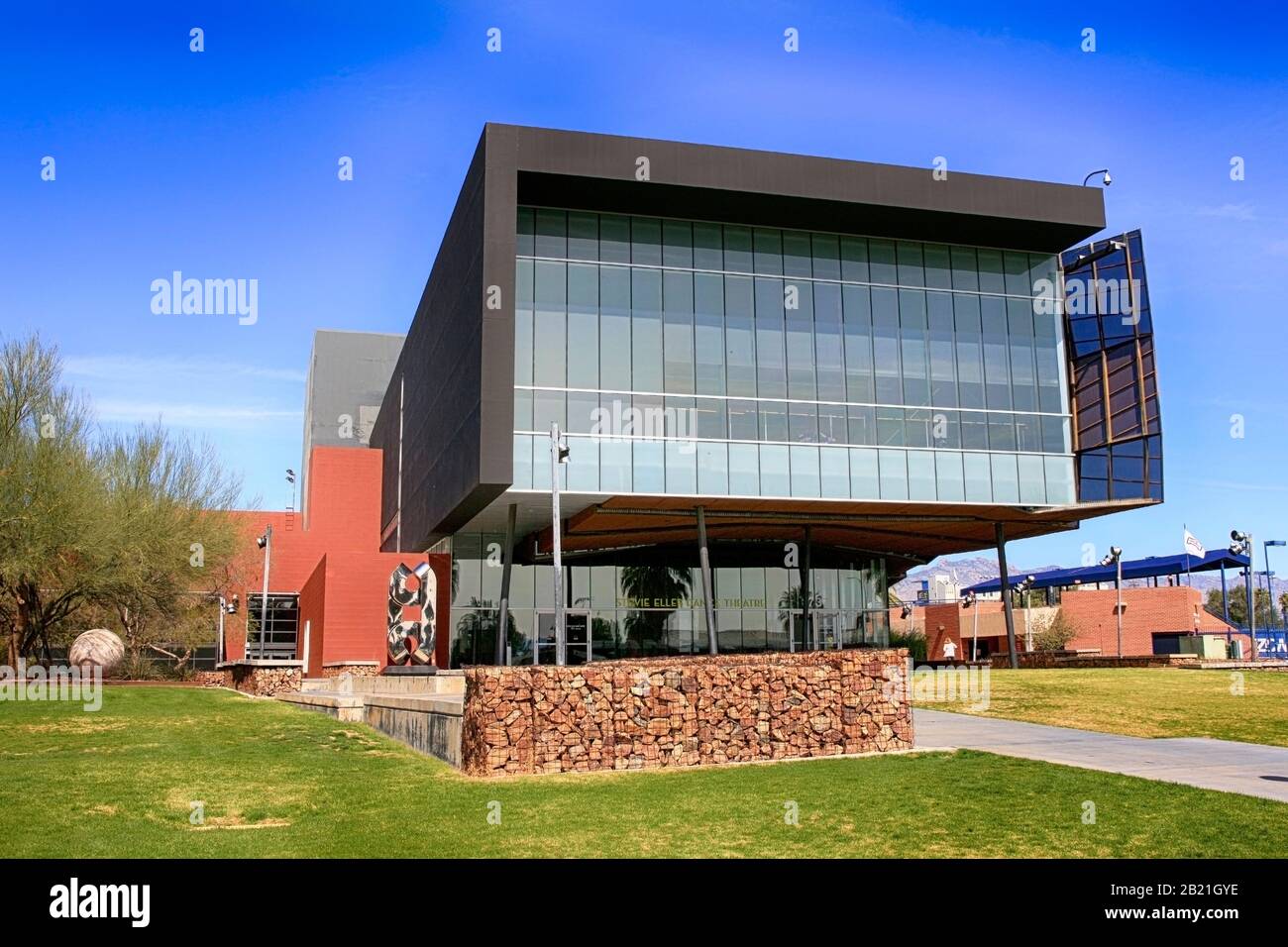 The Stevie Eller Dance Theatre building on the campus of the University ...
