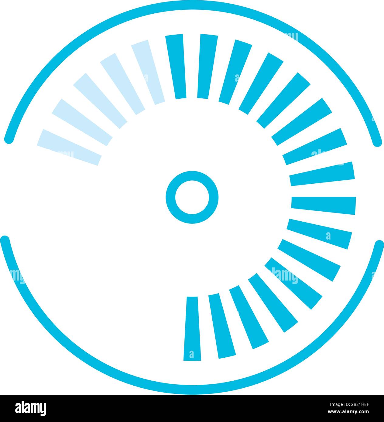 circle with lines line style icon design, futuristic virtual technology ...