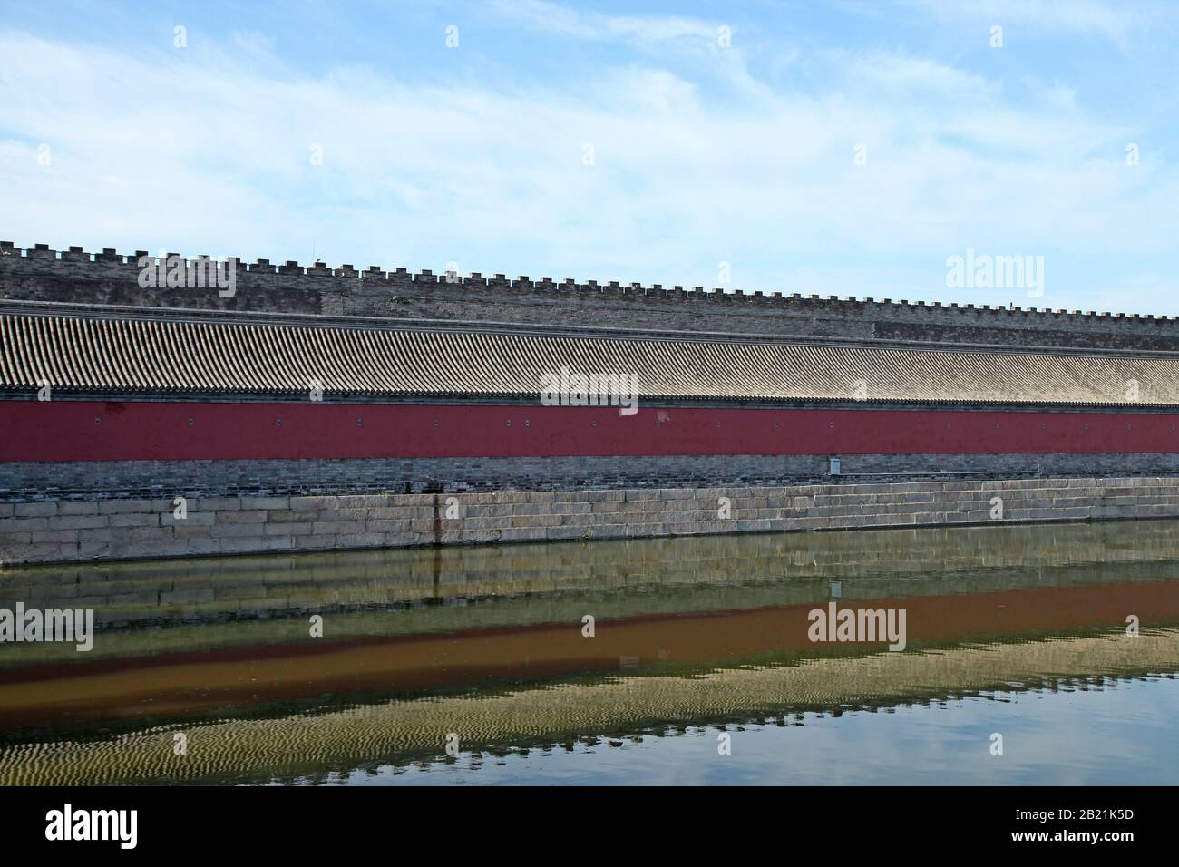 The ancient Chinese palace walls Stock Photo - Alamy