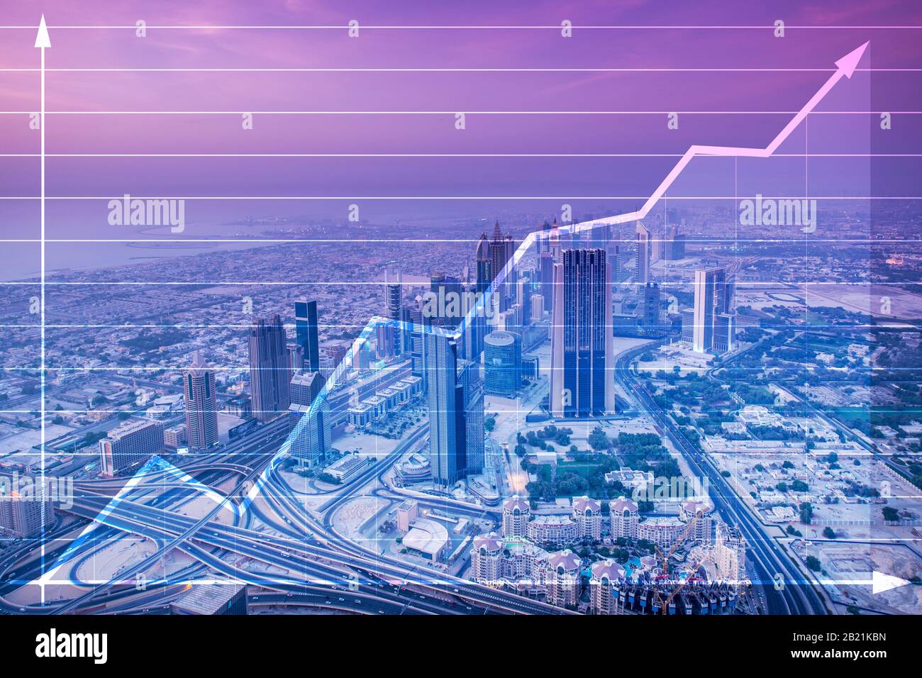 The economic growth concept with charts Stock Photo - Alamy