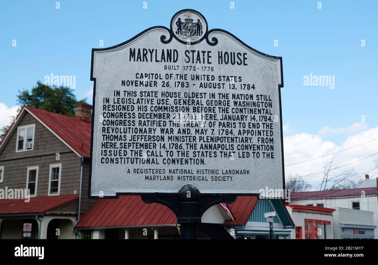 Annapolis maryland history hi-res stock photography and images - Alamy