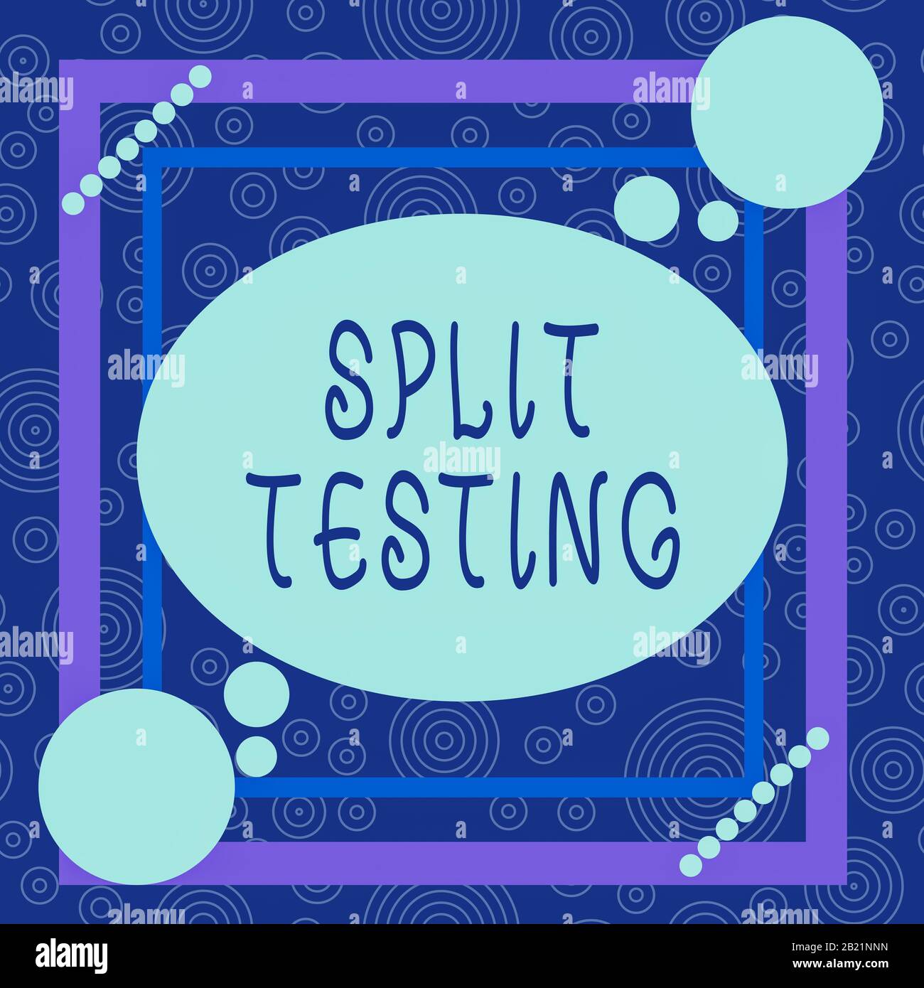 Conceptual hand writing showing Split Testing. Concept meaning issuing ...