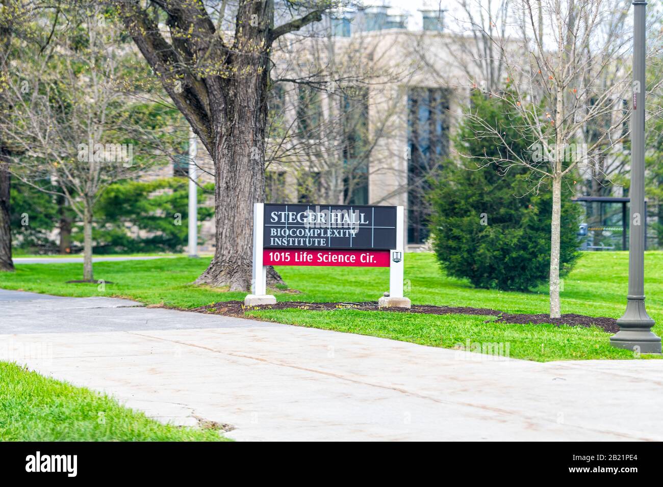 Blacksburg, USA - April 19, 2018: Virginia Tech Polytechnic Institute ...