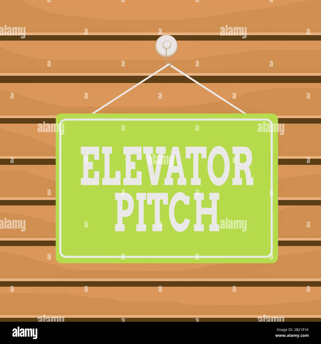 Conceptual hand writing showing Elevator Pitch. Concept meaning the ...