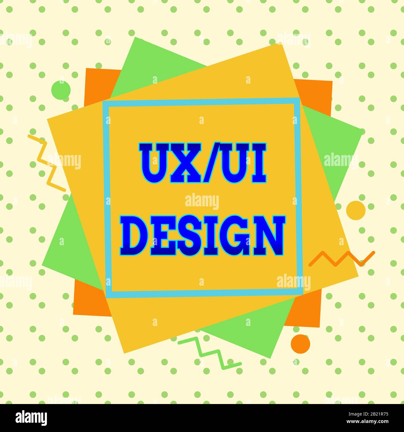 Conceptual hand writing showing Ux Or Ui Design. Concept meaning two ...