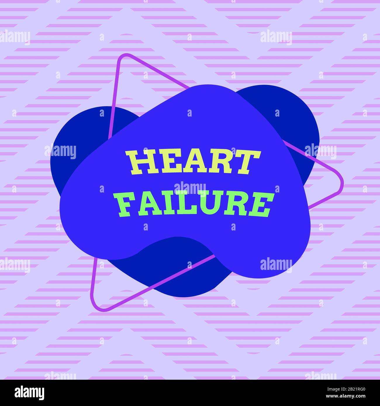 Handwriting text Heart Failure. Conceptual photo the severe failure of ...