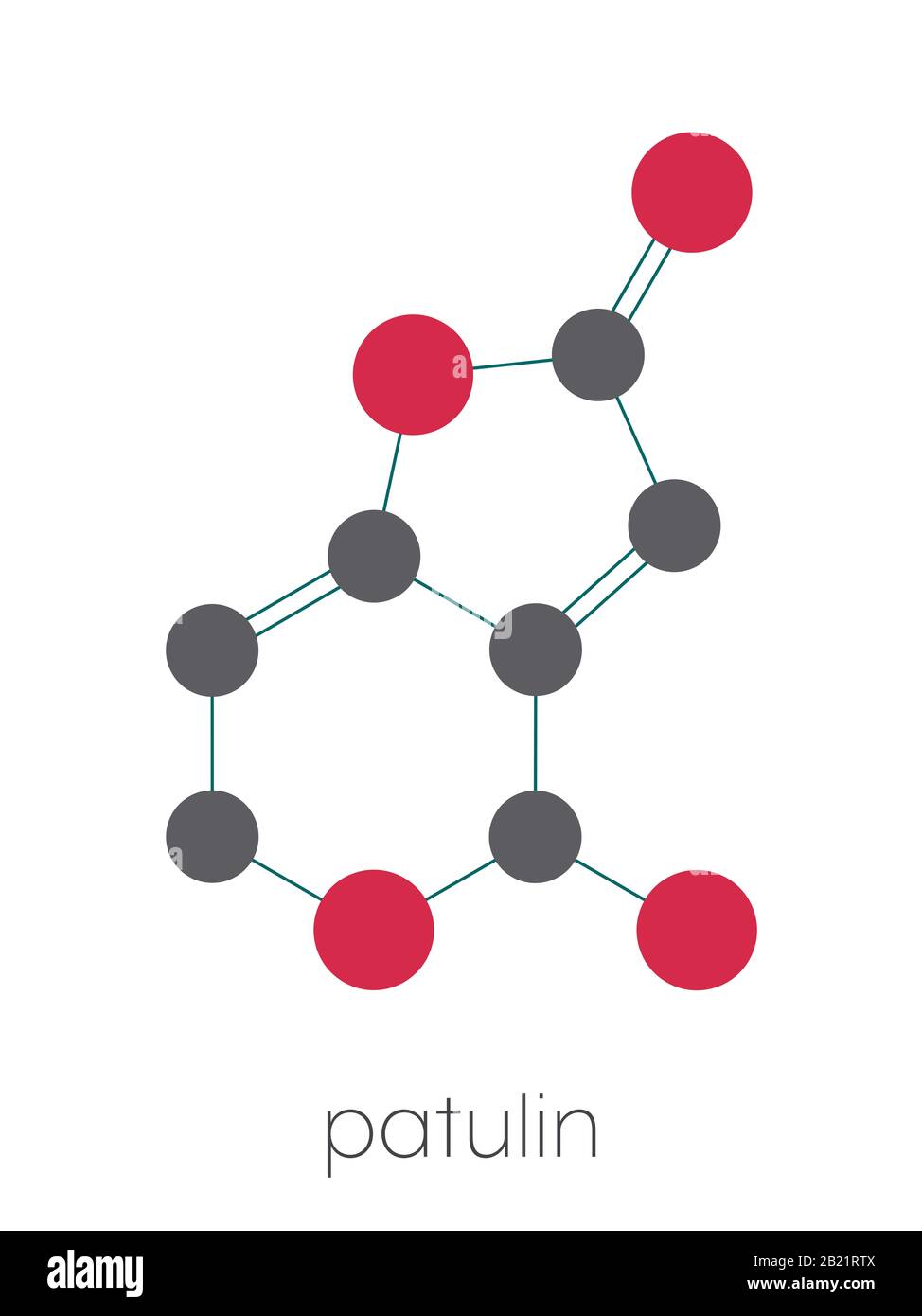 Patulin mycotoxin molecule, illustration Stock Photo - Alamy