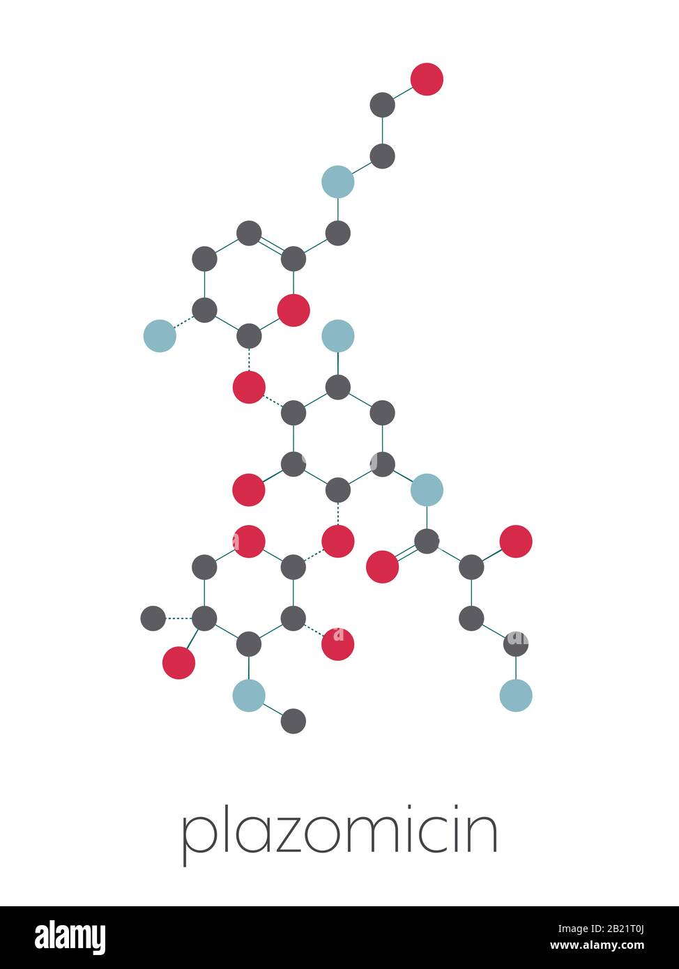 Plazomicin antibiotic drug molecule, illustration Stock Photo - Alamy