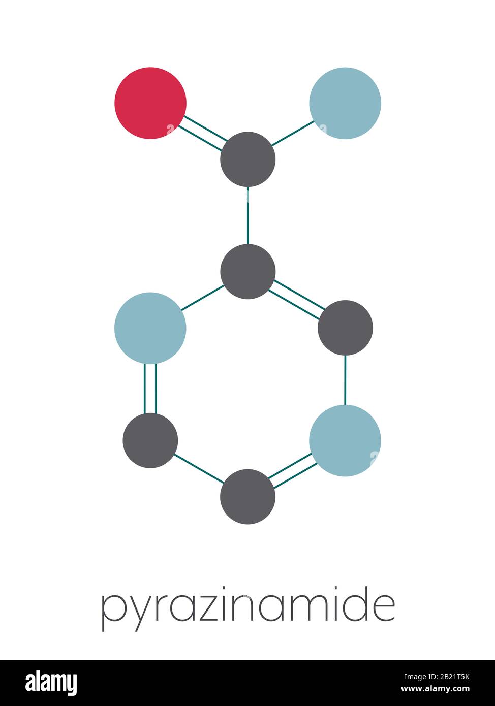 Pyrazinamide tuberculosis drug molecule, illustration Stock Photo - Alamy