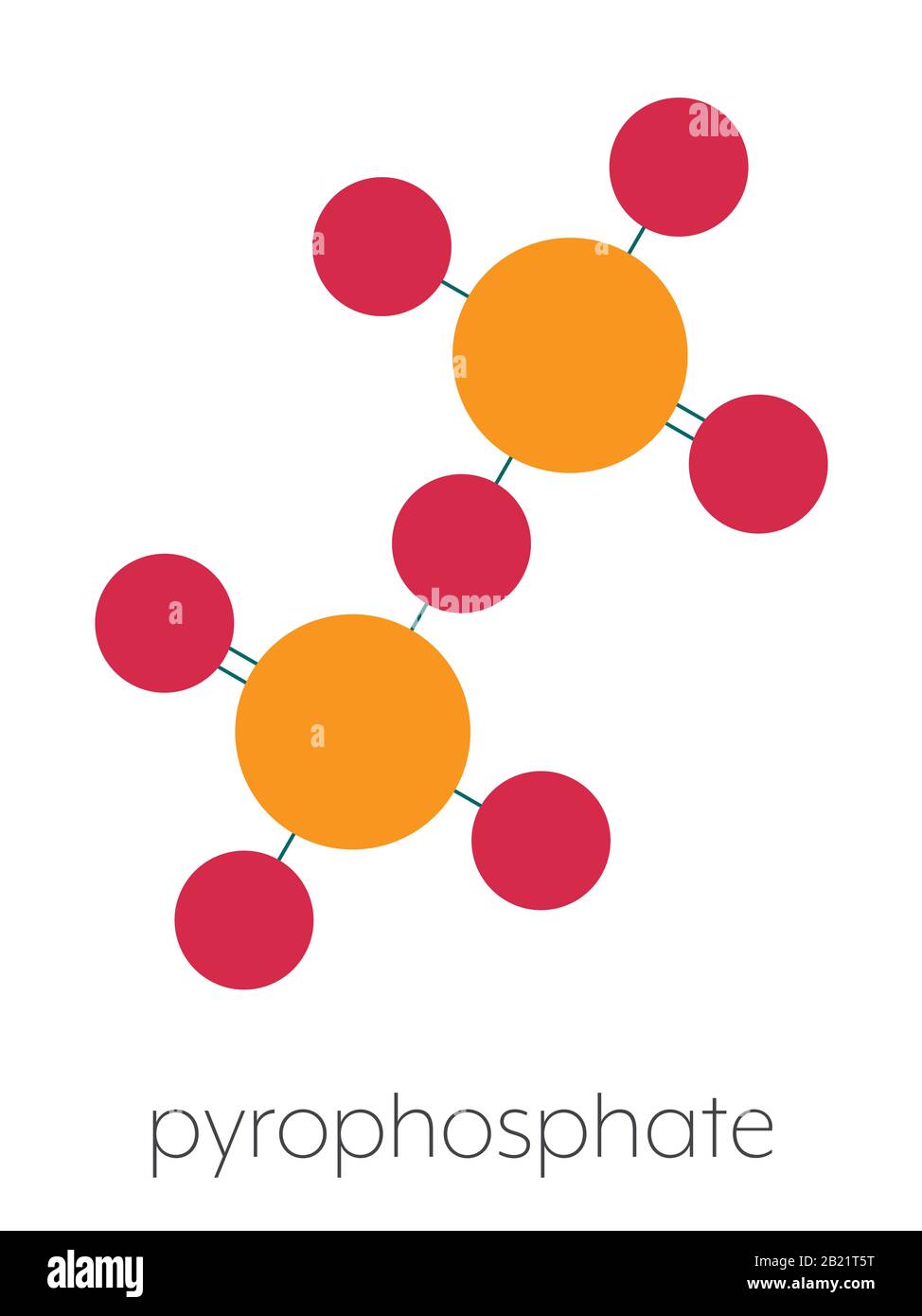 Pyrophosphate molecule chemical structure atoms hi-res stock ...