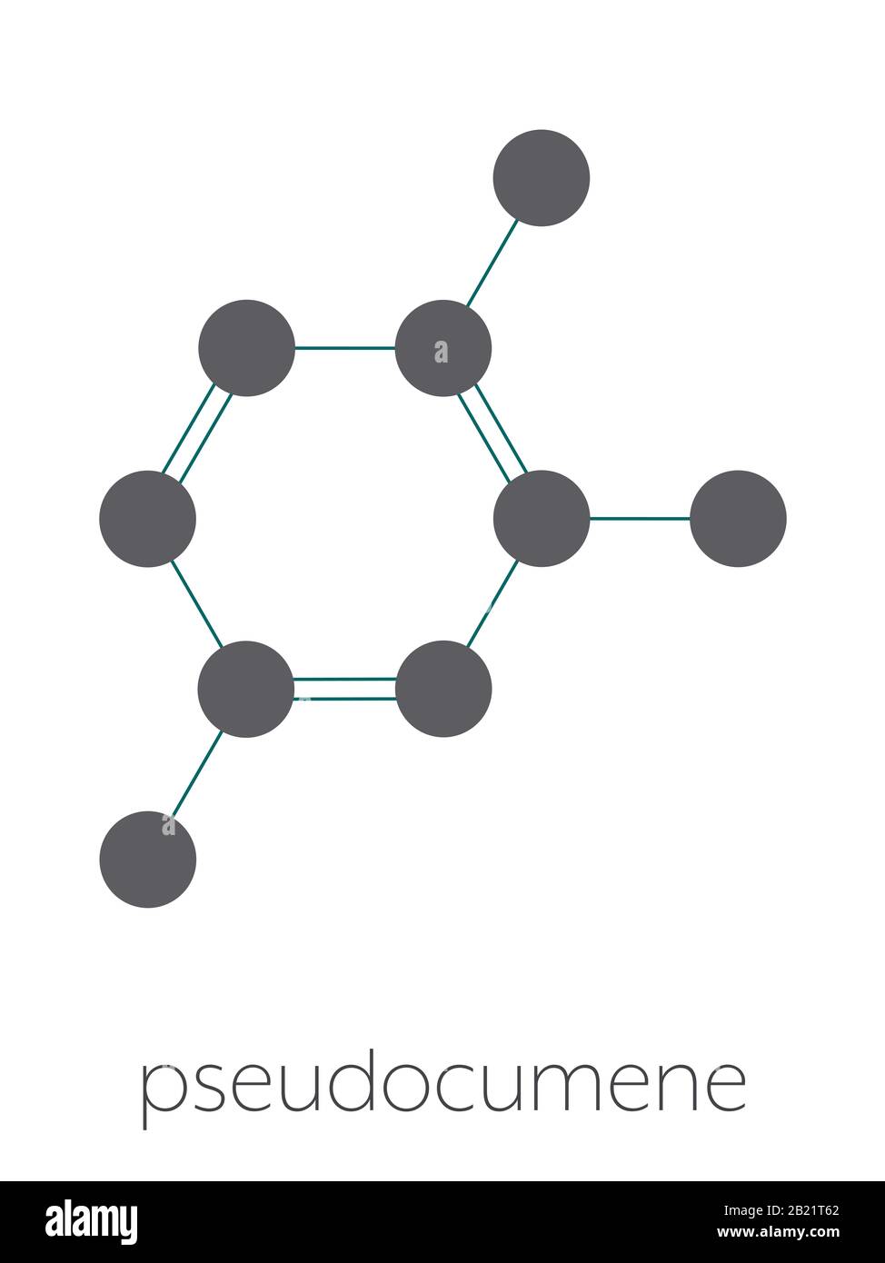 Cumene aromatic hydrocarbon molecule hi-res stock photography and ...
