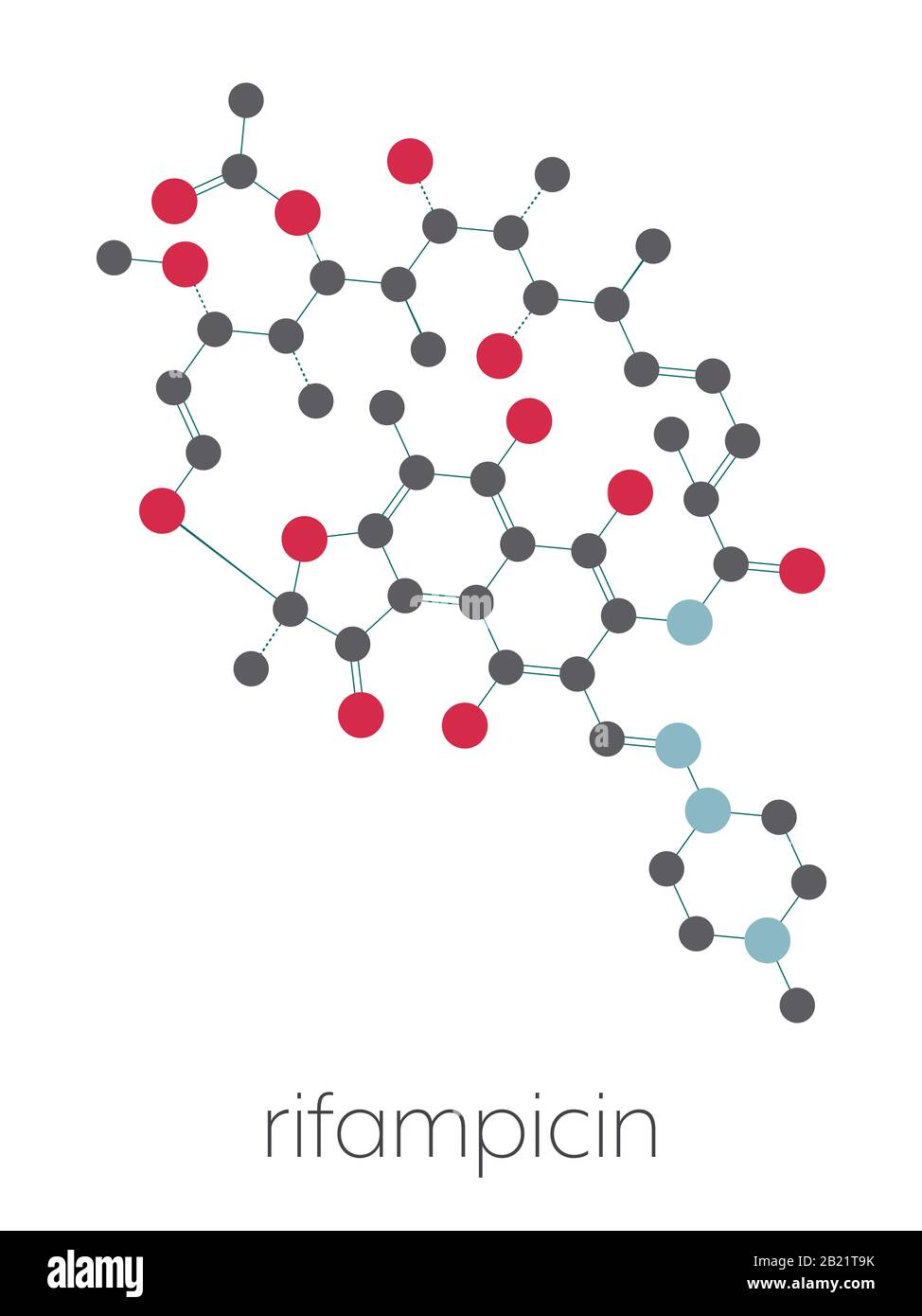 rifampicin tuberculosis antibiotic drug, illustration Stock Photo - Alamy