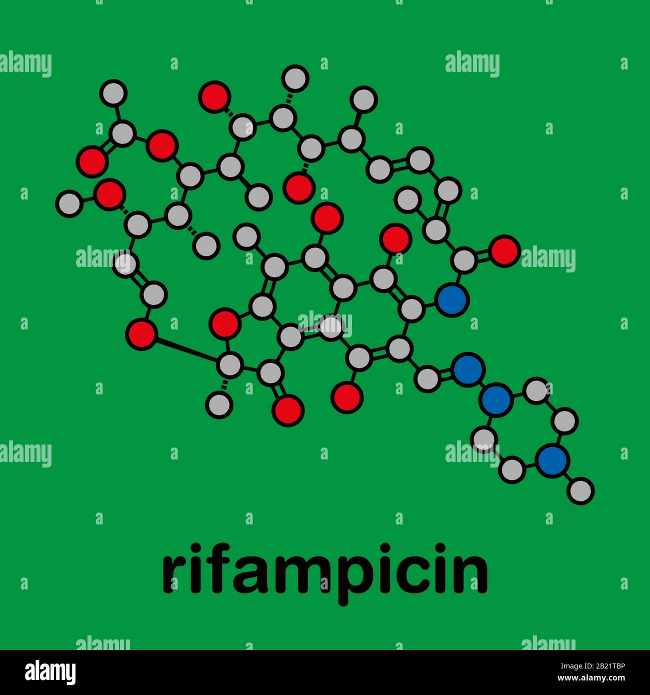 rifampicin tuberculosis antibiotic drug, illustration Stock Photo - Alamy