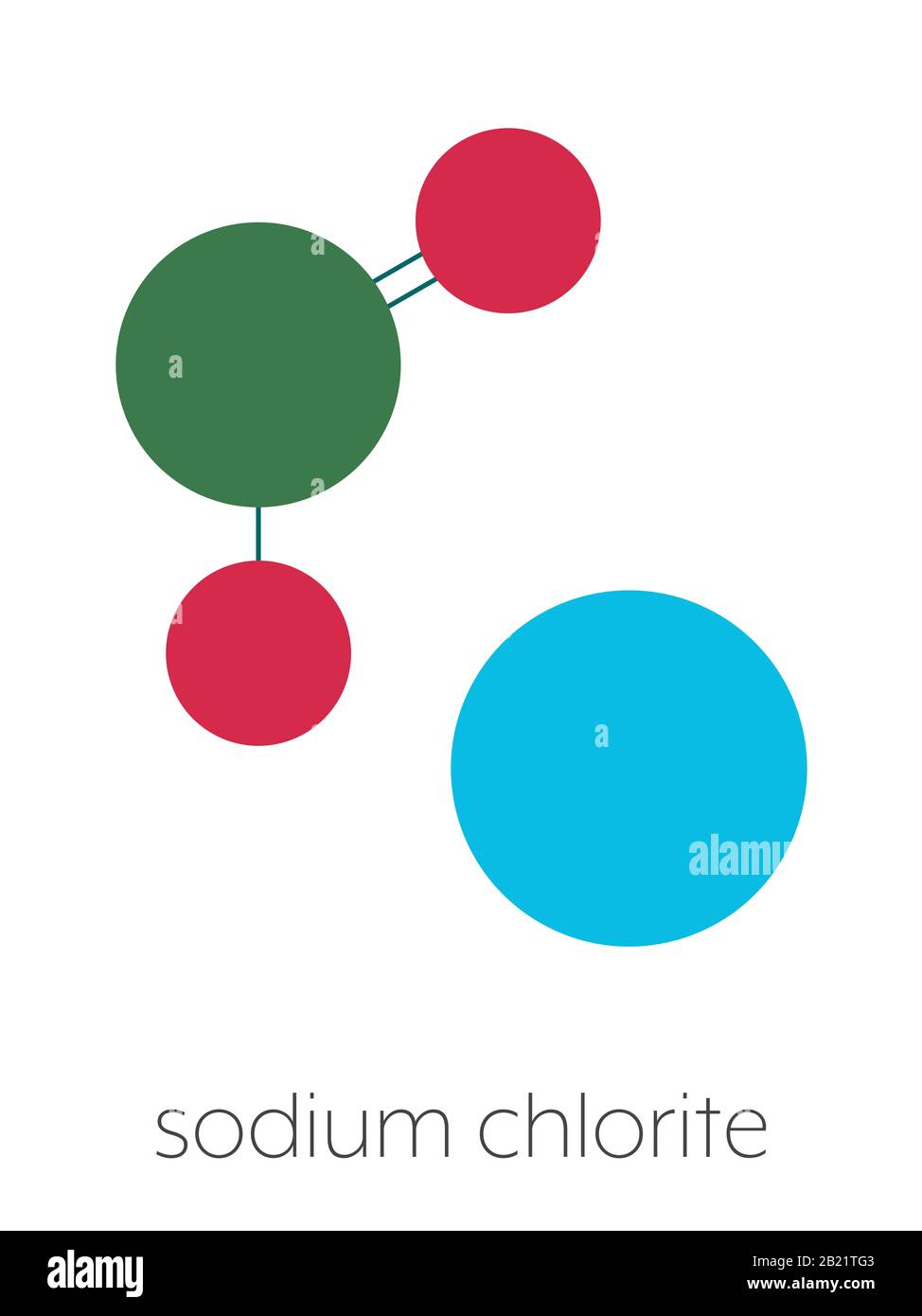 Sodium chlorite chemical structure, illustration Stock Photo - Alamy