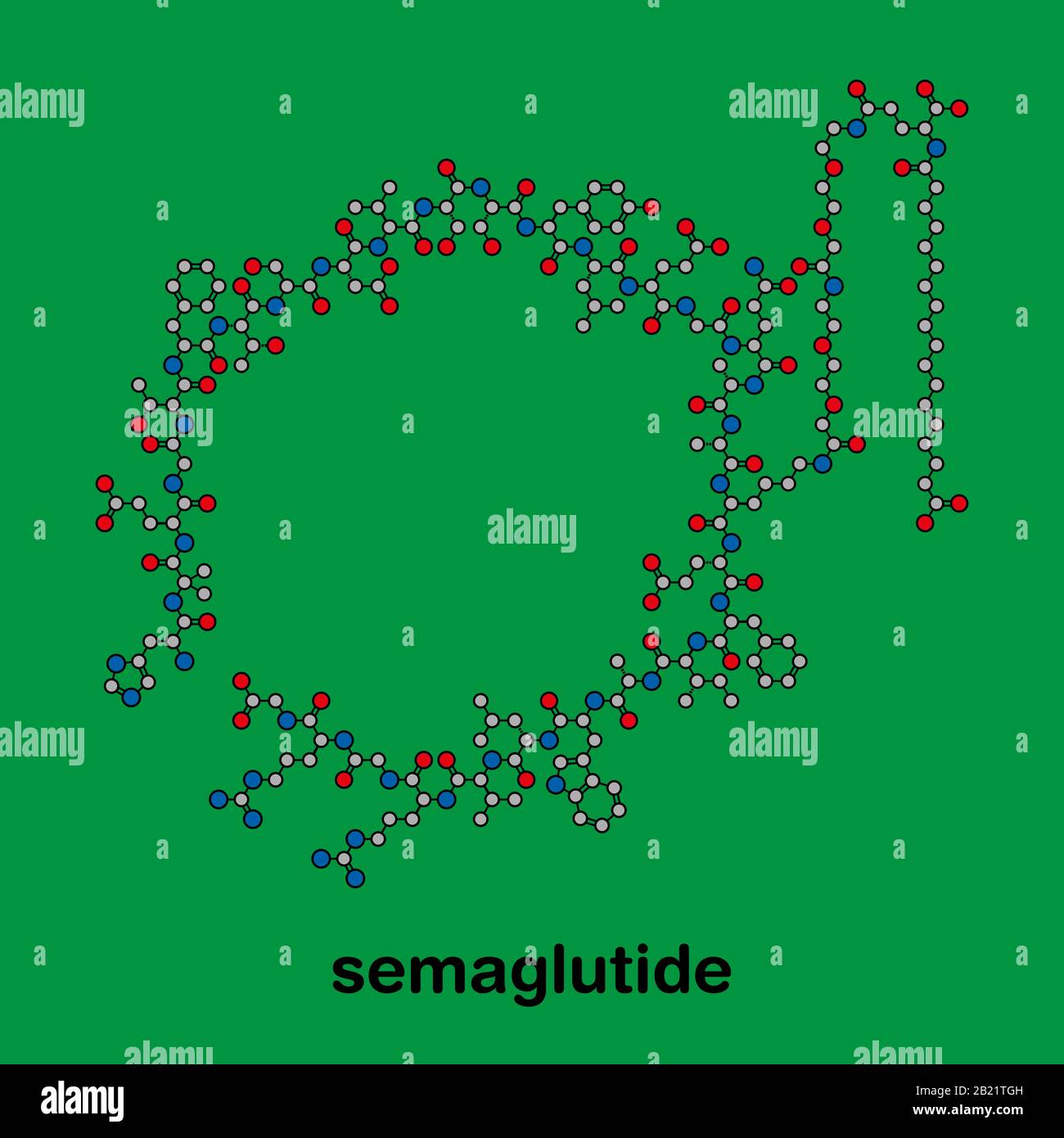 Semaglutide molecule hi-res stock photography and images - Alamy