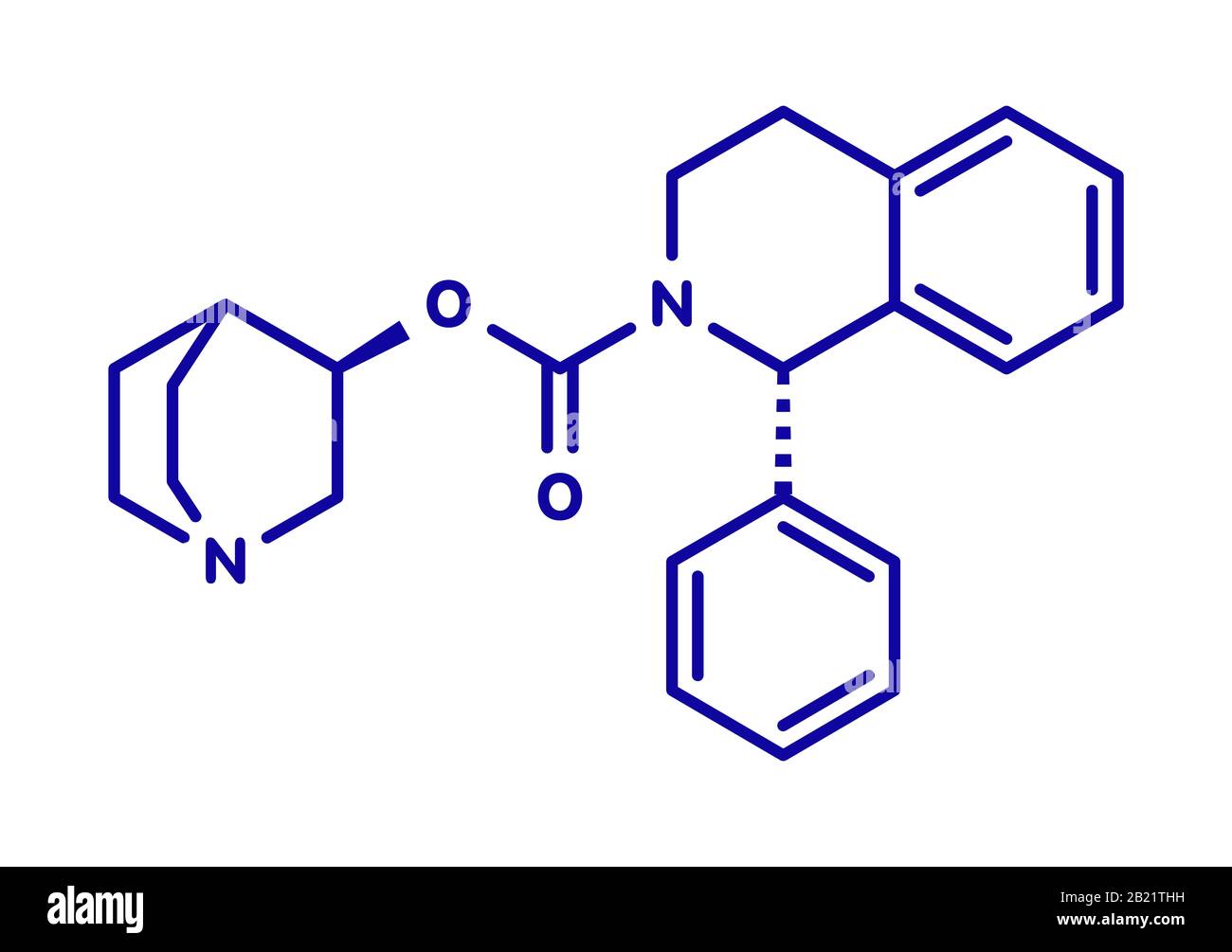 Solifenacin overactive bladder drug molecule, illustration Stock Photo ...