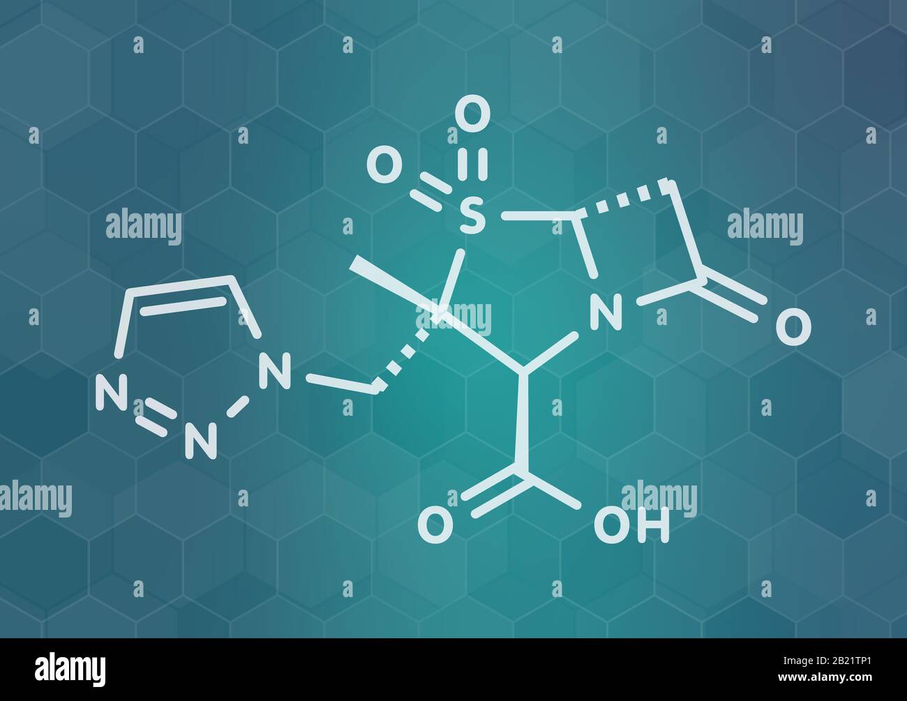 Tazobactam drug molecule, illustration Stock Photo - Alamy