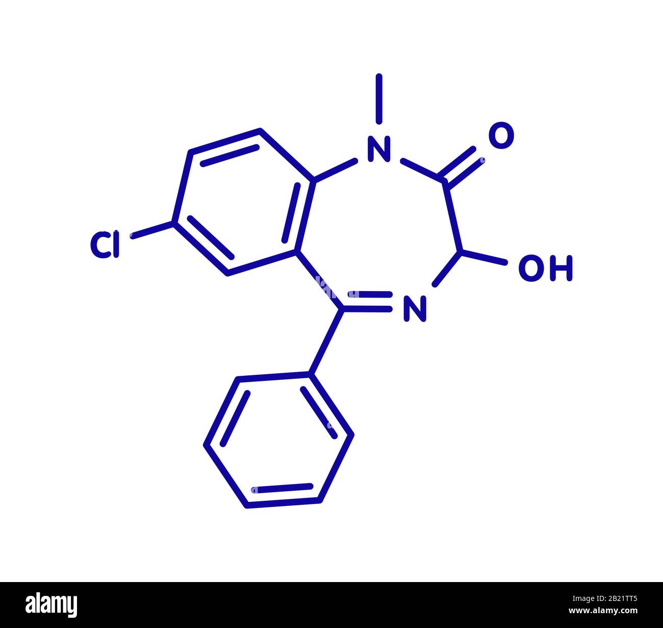 Temazepam molecular Cut Out Stock Images & Pictures - Alamy