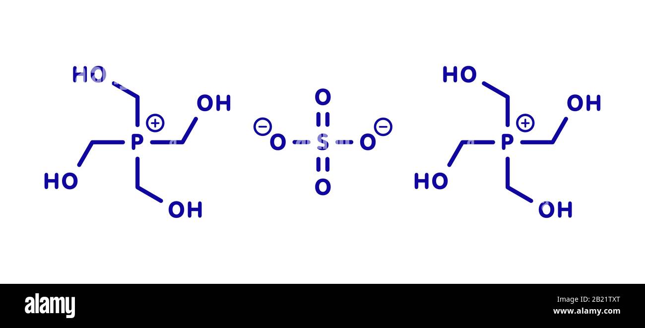 THPS biocide molecule, illustration Stock Photo - Alamy
