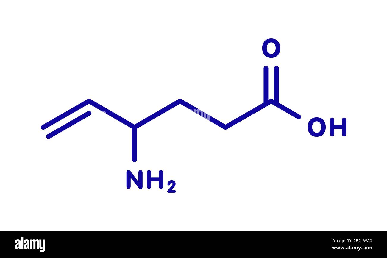 Vigabatrin epilepsy drug molecule, illustration Stock Photo - Alamy