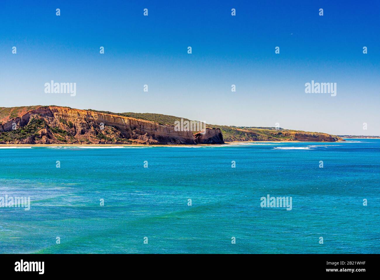 Point Addis has sweeping views of the rugged Victorian coastline ...