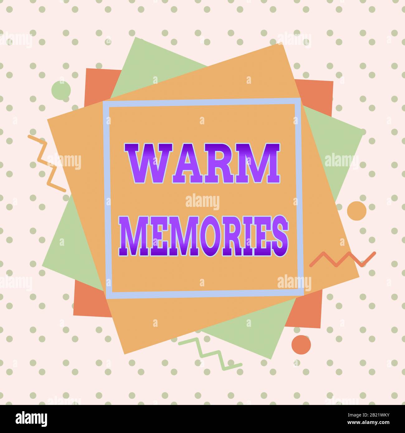 Conceptual hand writing showing Warm Memories. Concept meaning ...