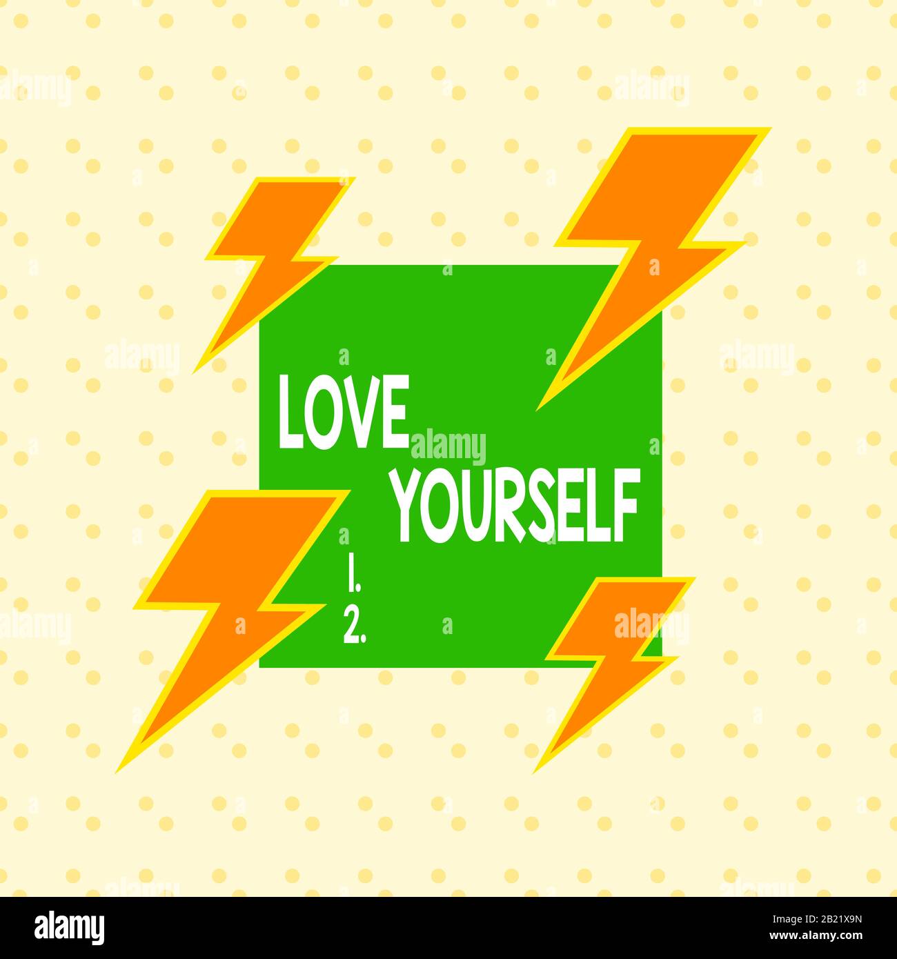 Writing note showing Love Yourself. Business concept for have ...