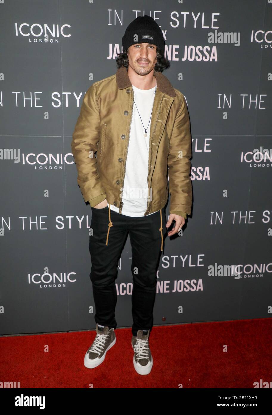 Josh Patterson attends the Jacqueline Jossa x In The Style Launch Party ...
