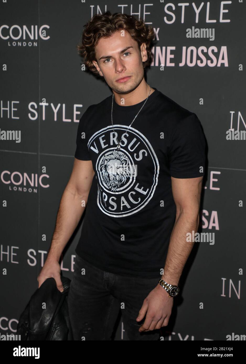 Joe Garratt attends the Jacqueline Jossa x In The Style Launch Party at ...