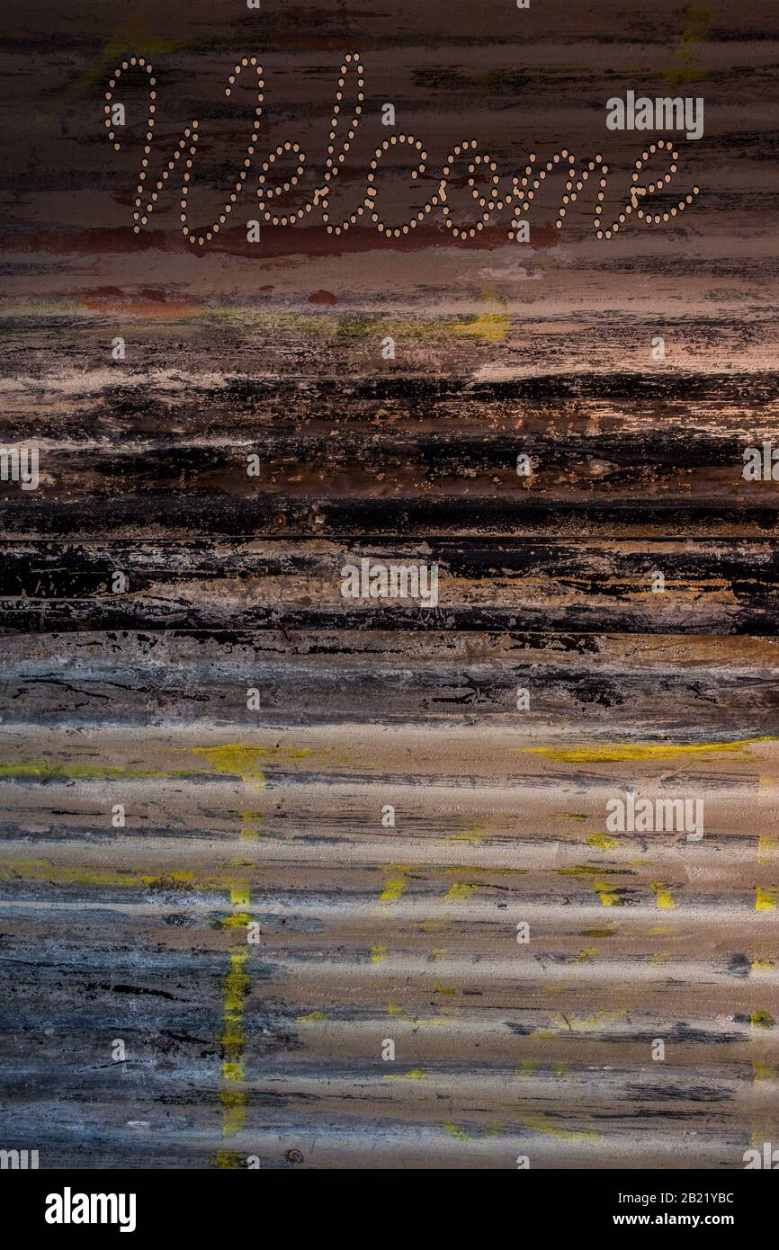 Welcome text wording on a background for business concept Stock Photo ...