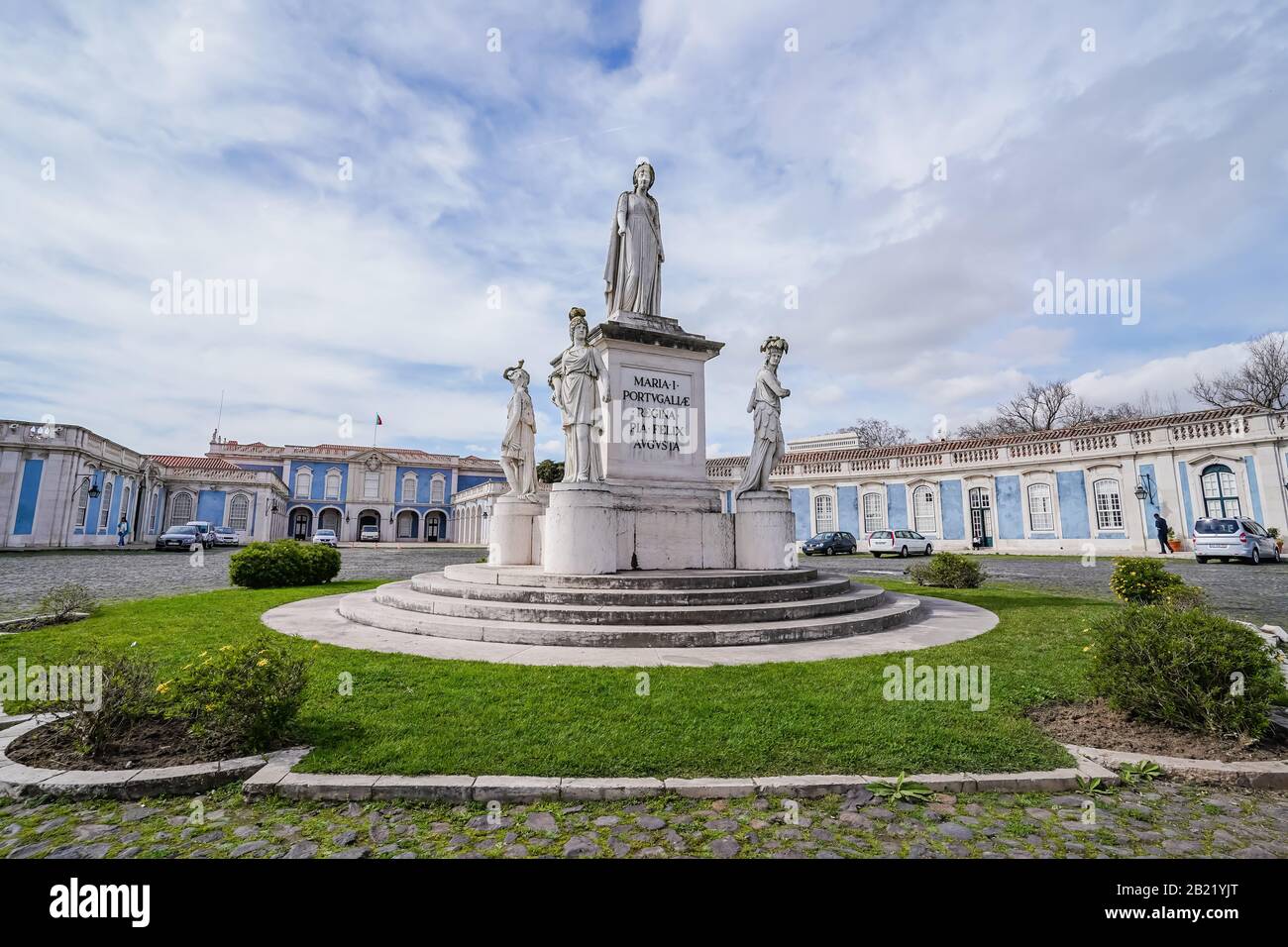 Maria i portugal regina pia flexi avgvsta statue hi-res stock ...