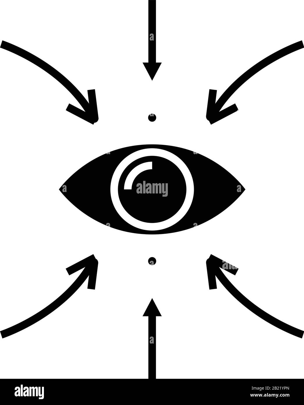 Data visualization black icon, concept illustration, vector flat symbol ...