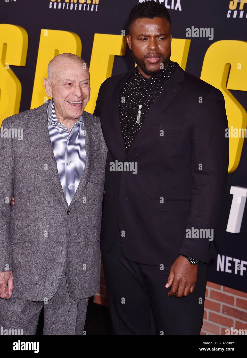 WESTWOOD, CA - FEBRUARY 27: Alan Arkin, Winston Duke attends the ...