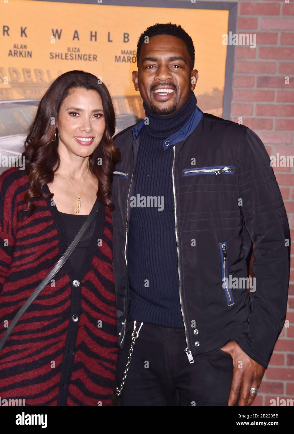 WESTWOOD, CA - FEBRUARY 27: Bill Bellamy (R) and Kristen Baker Bellamy ...